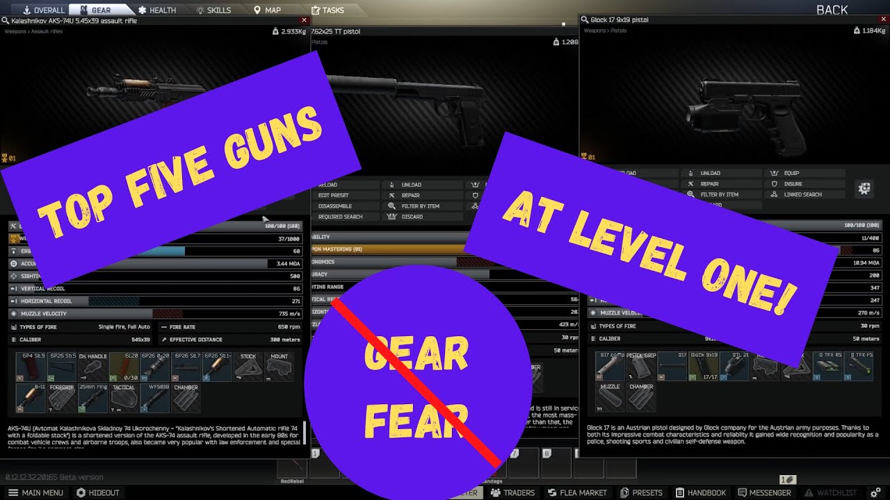 Top Five Guns Level 1 Traders EFT - YouTube