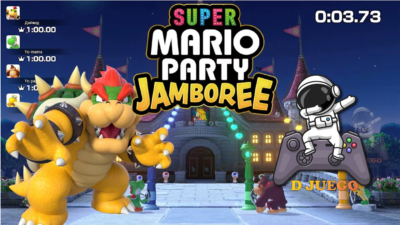 A la velocidad de la luz | Super Mario Party Jamboree | Mini juegos ...