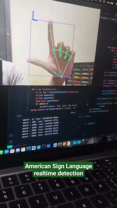 American Sign Language real-time detection - YouTube