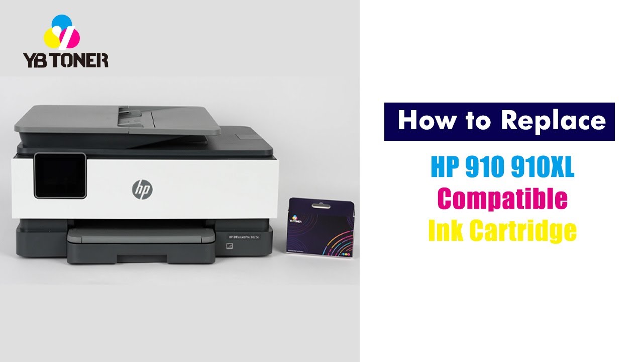 How to Replace HP 910 / HP 910XL Ink Cartridges - YouTube