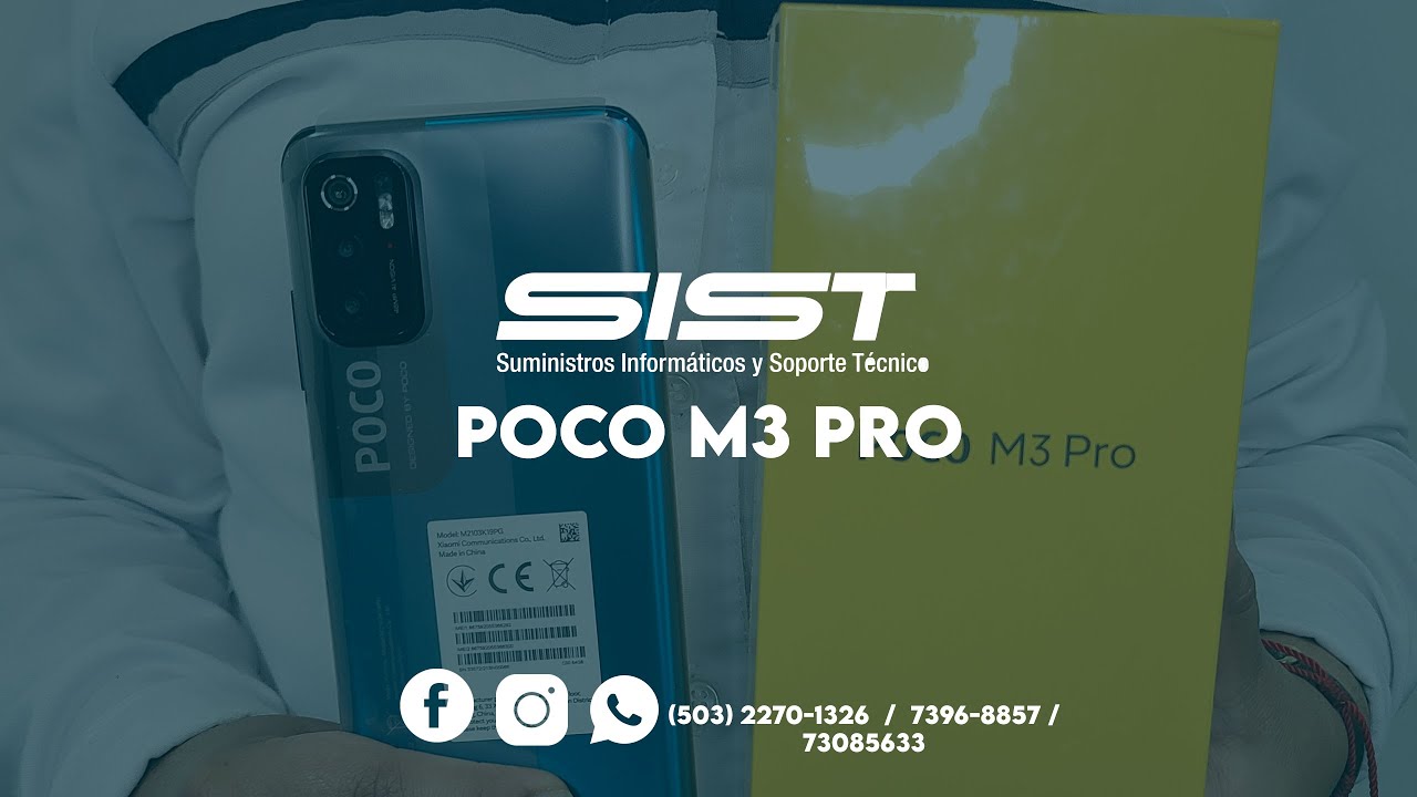 UNBOXING POCO M3 PRO MODELO M2103K19PG - YouTube