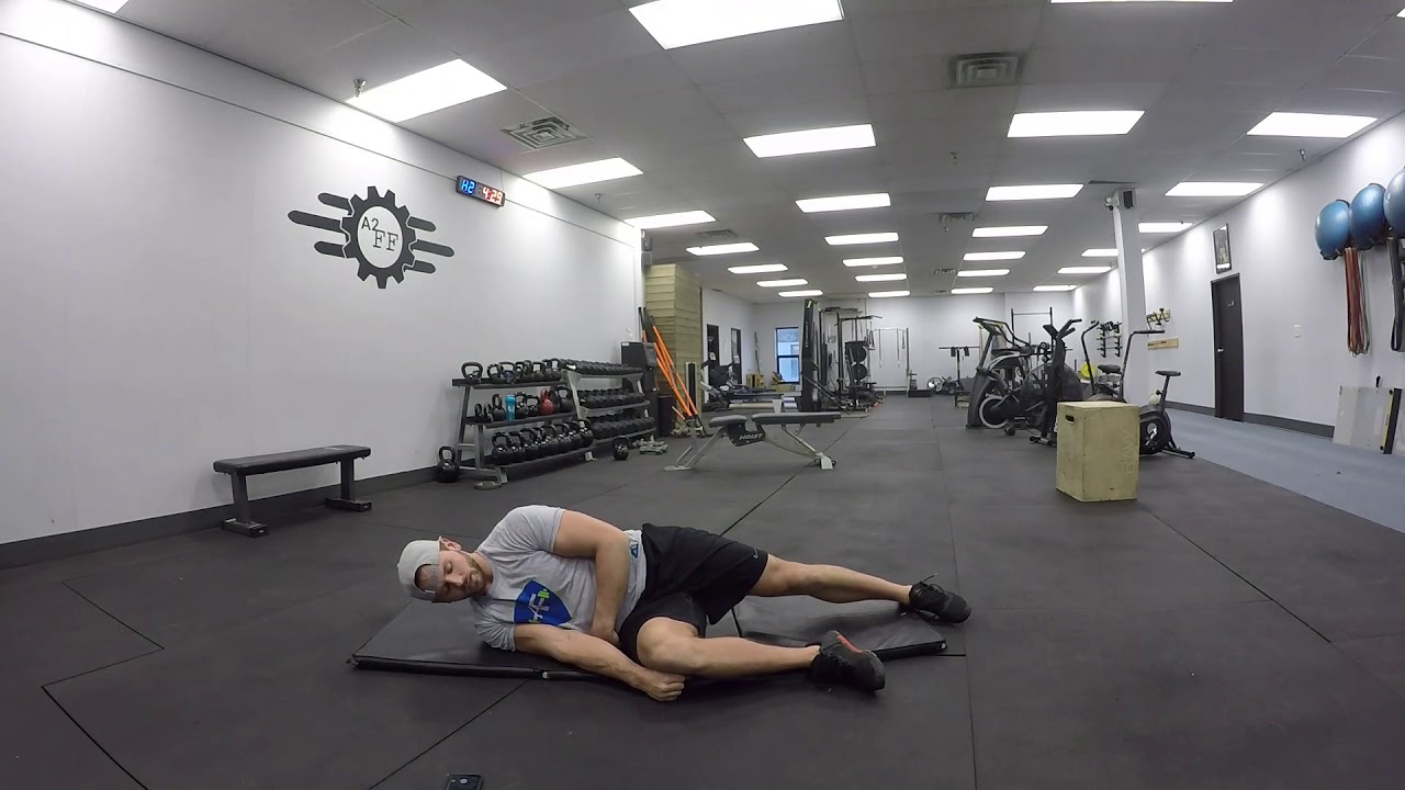 Side Lying Hip External Rotation - YouTube