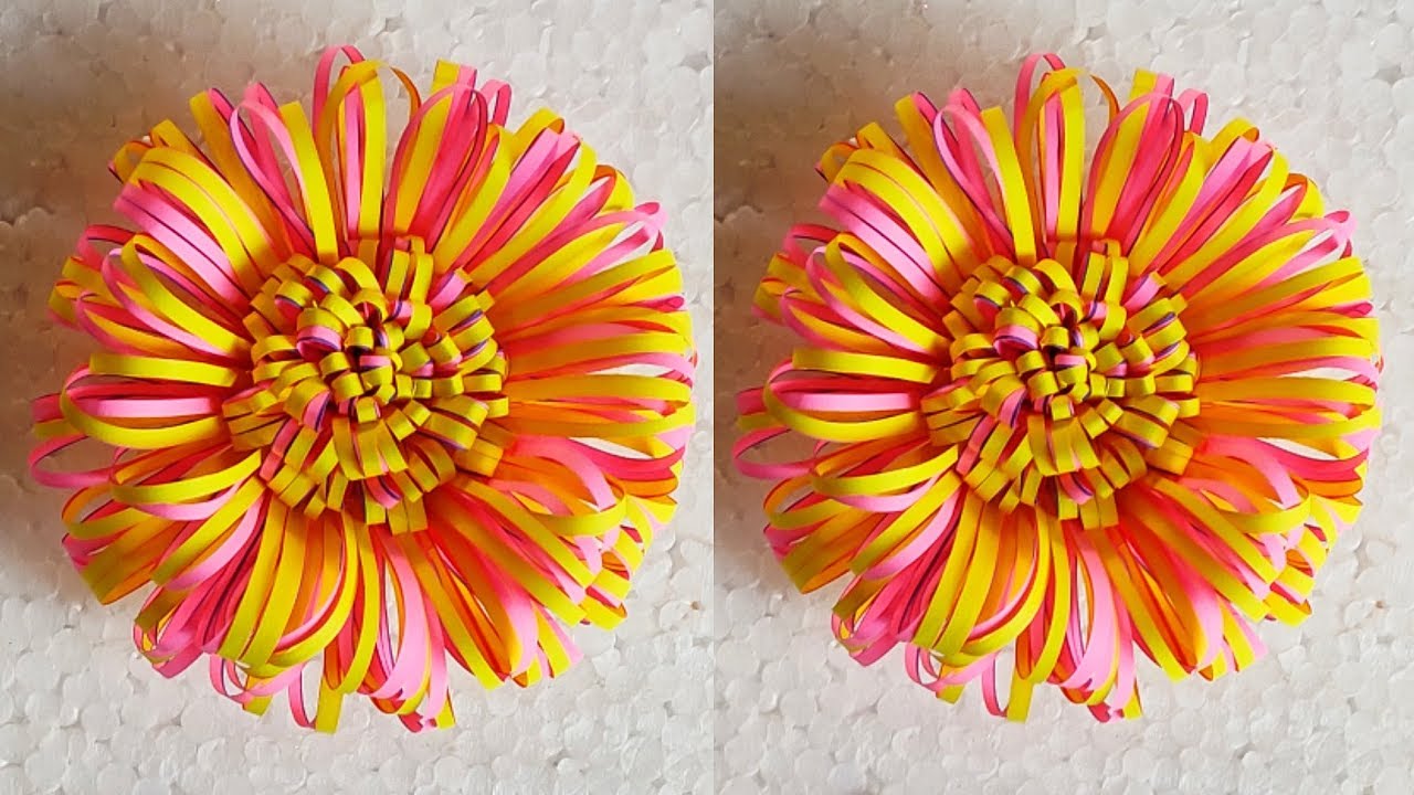 Paper work, Craft Work, paper Art and Craft, Paper Flower, craft with ...