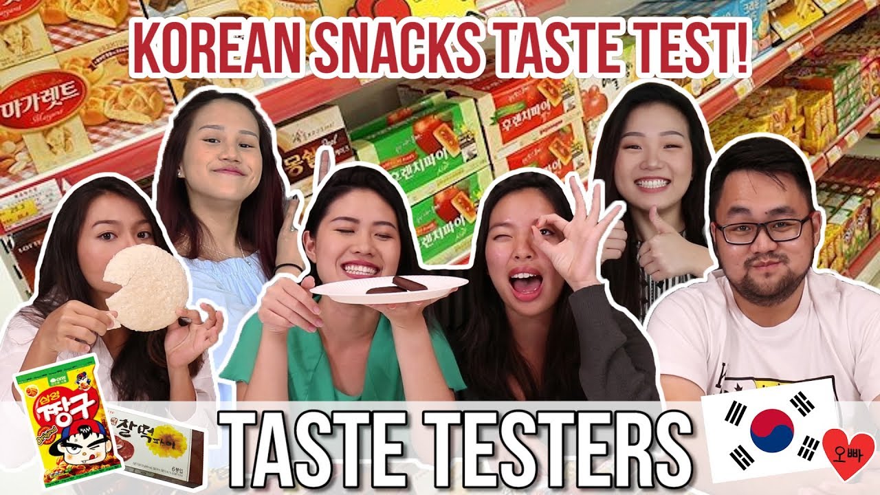 Korean Snacks Taste Test | Taste Testers | EP 17 - YouTube