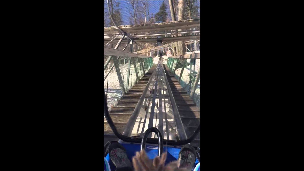 Blue Mountain: Ridge Runner Mountain Coaster Ride 1:2 - YouTube