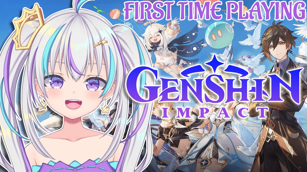 MY FIRST TIME PLAYING GENSHIN IMPACT【Mino Mieko Ch.】 - YouTube