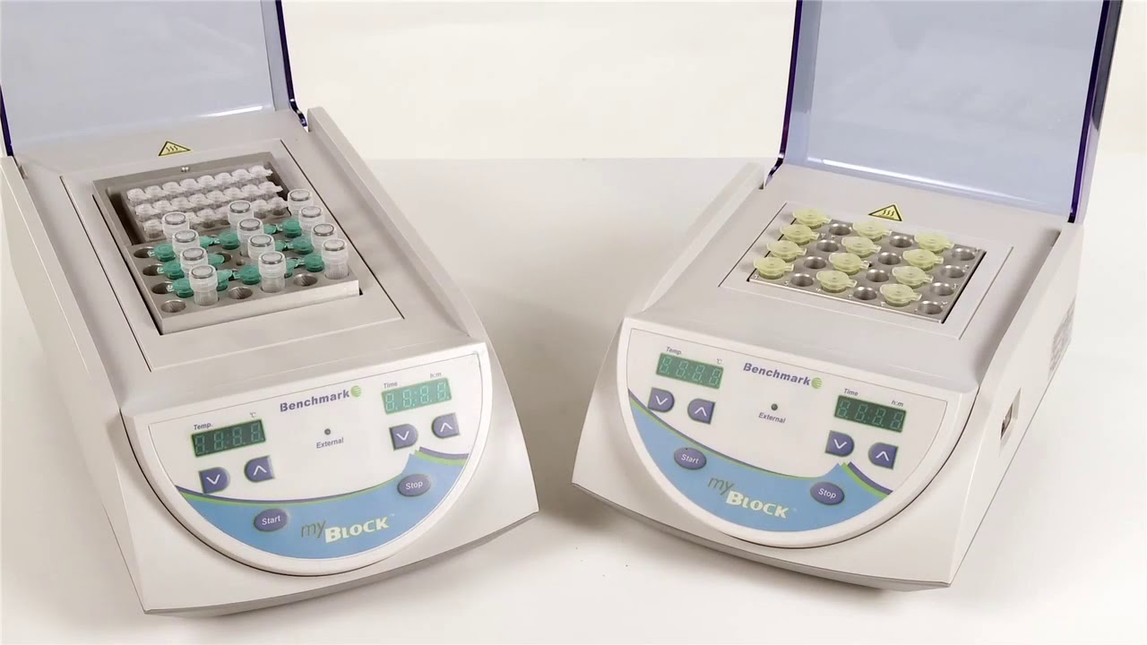 myBlock™ Dry Bath Heat Blocks from Benchmark Scientific - YouTube