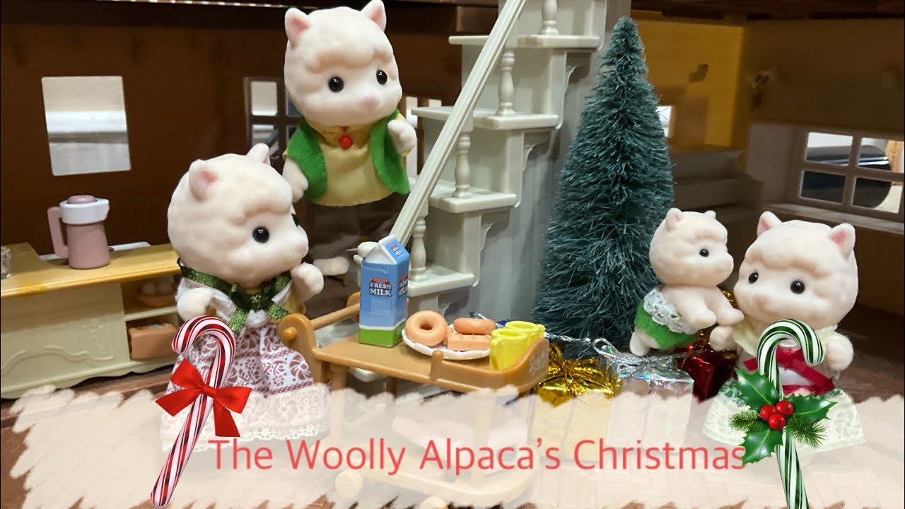 The Woolly Alpaca Family’s Christmas! calico critter/ sylvanian ...