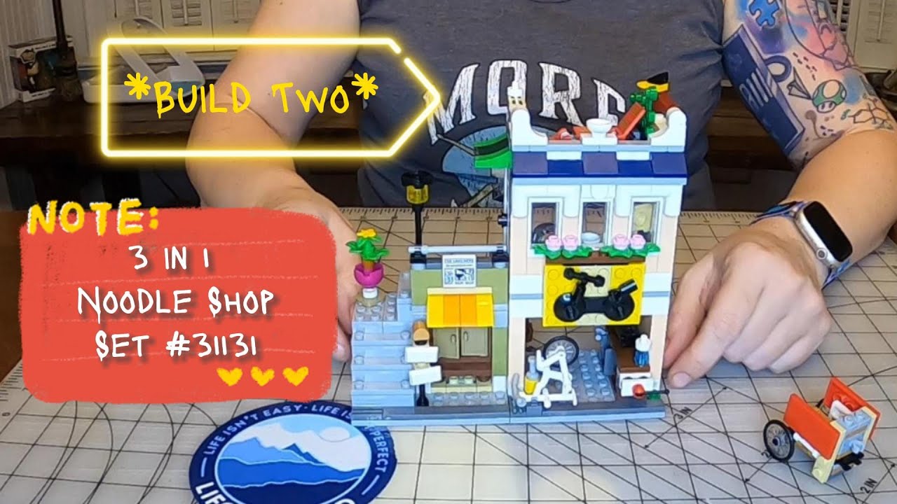 Downtown Noodle Shop, Second Build * Lego 3in1 * - YouTube