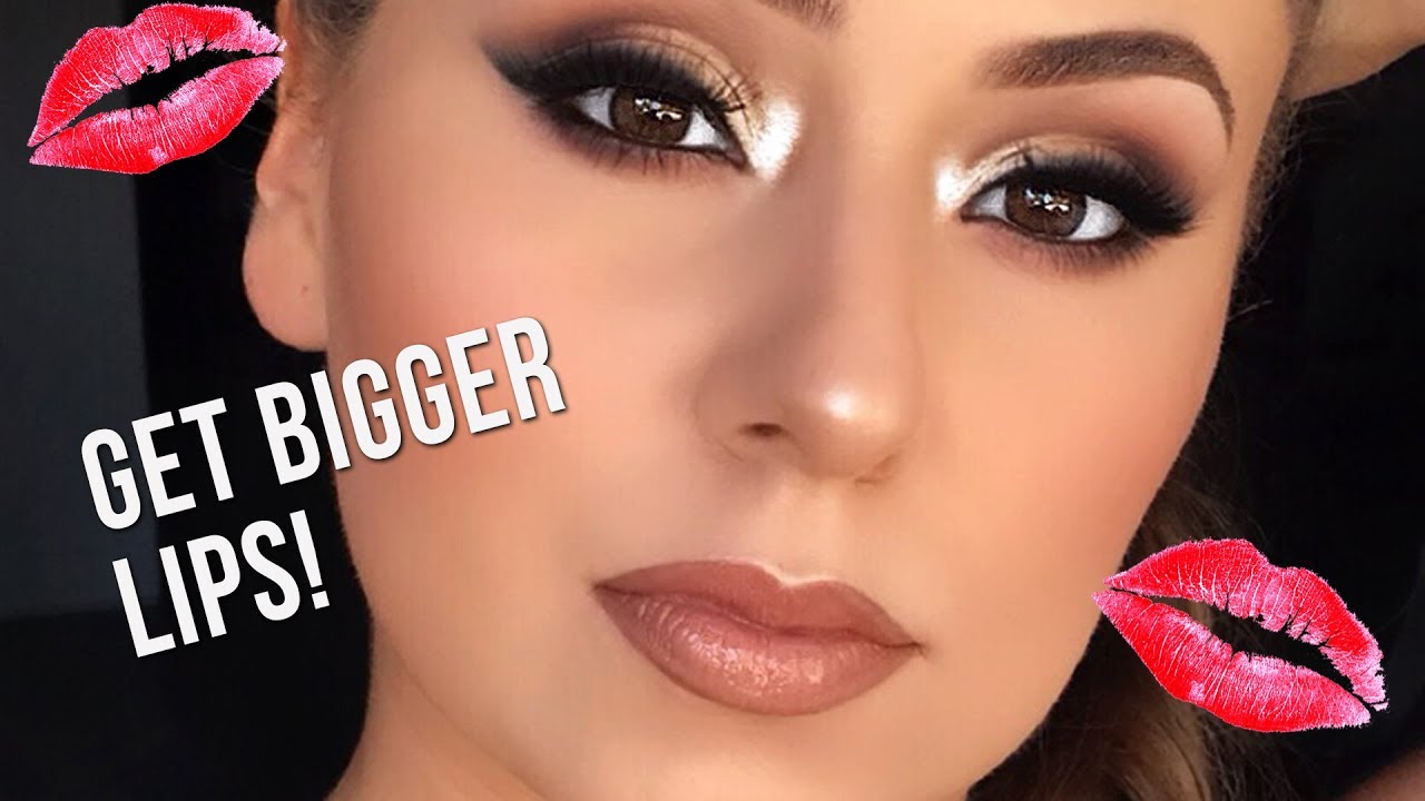 HOW TO FAKE BIG LIPS - SO EASY!! - YouTube