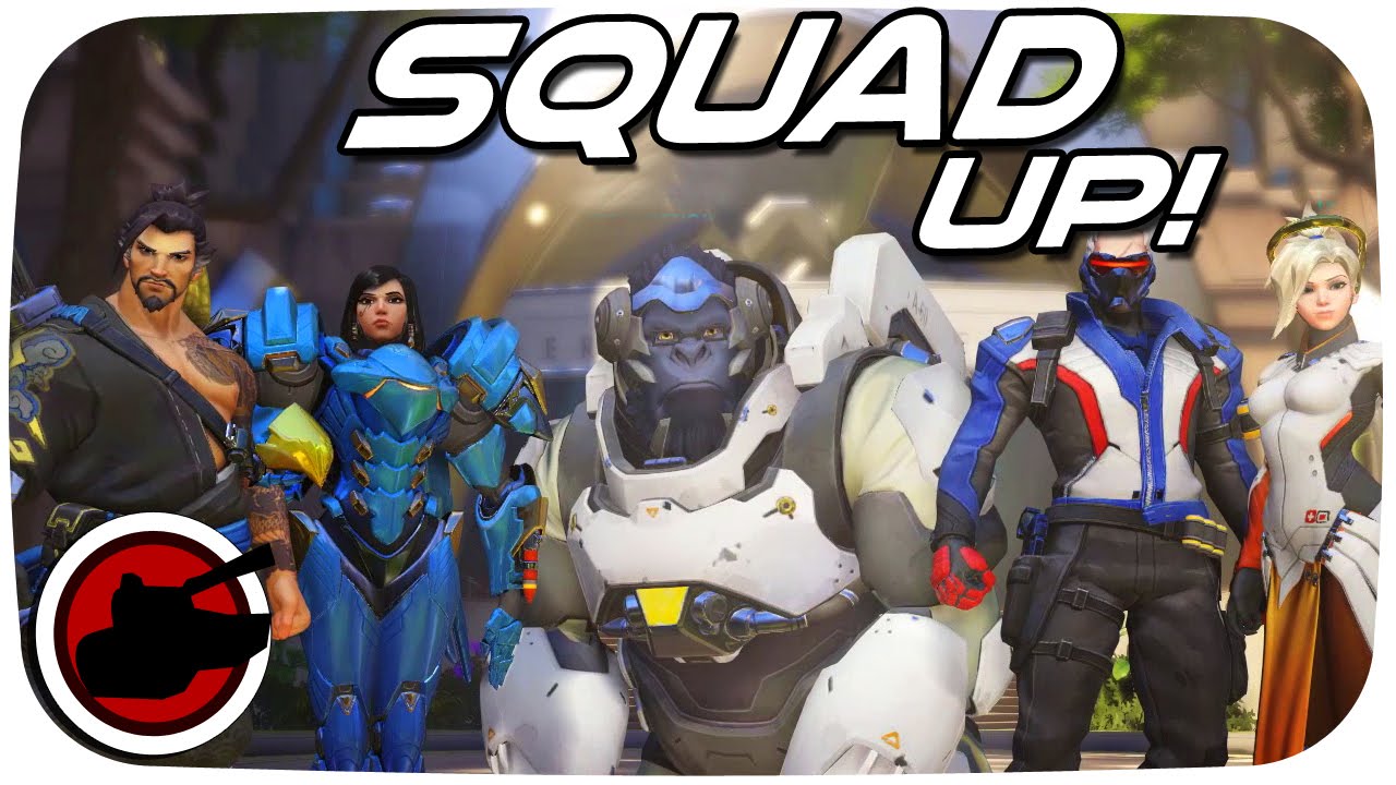 Overwatch PVP SQUAD UP! Overwatch Multiplayer Gameplay - YouTube