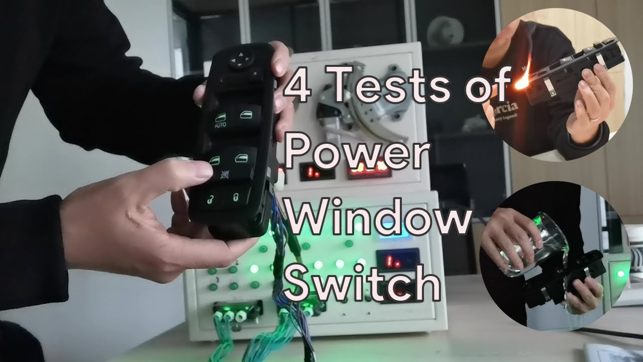 Power Window Switch Product Test DIY for 4 Functions - YouTube
