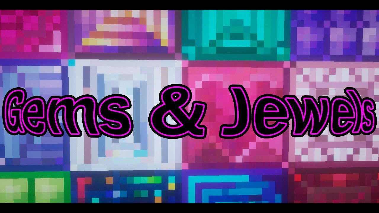 Gems & Jewels mod in Minecraft - YouTube