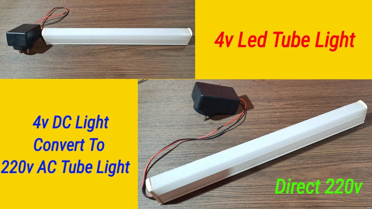 Led Tube Light कैसे बनाये || How To Make A 4v Led Tube Light - YouTube