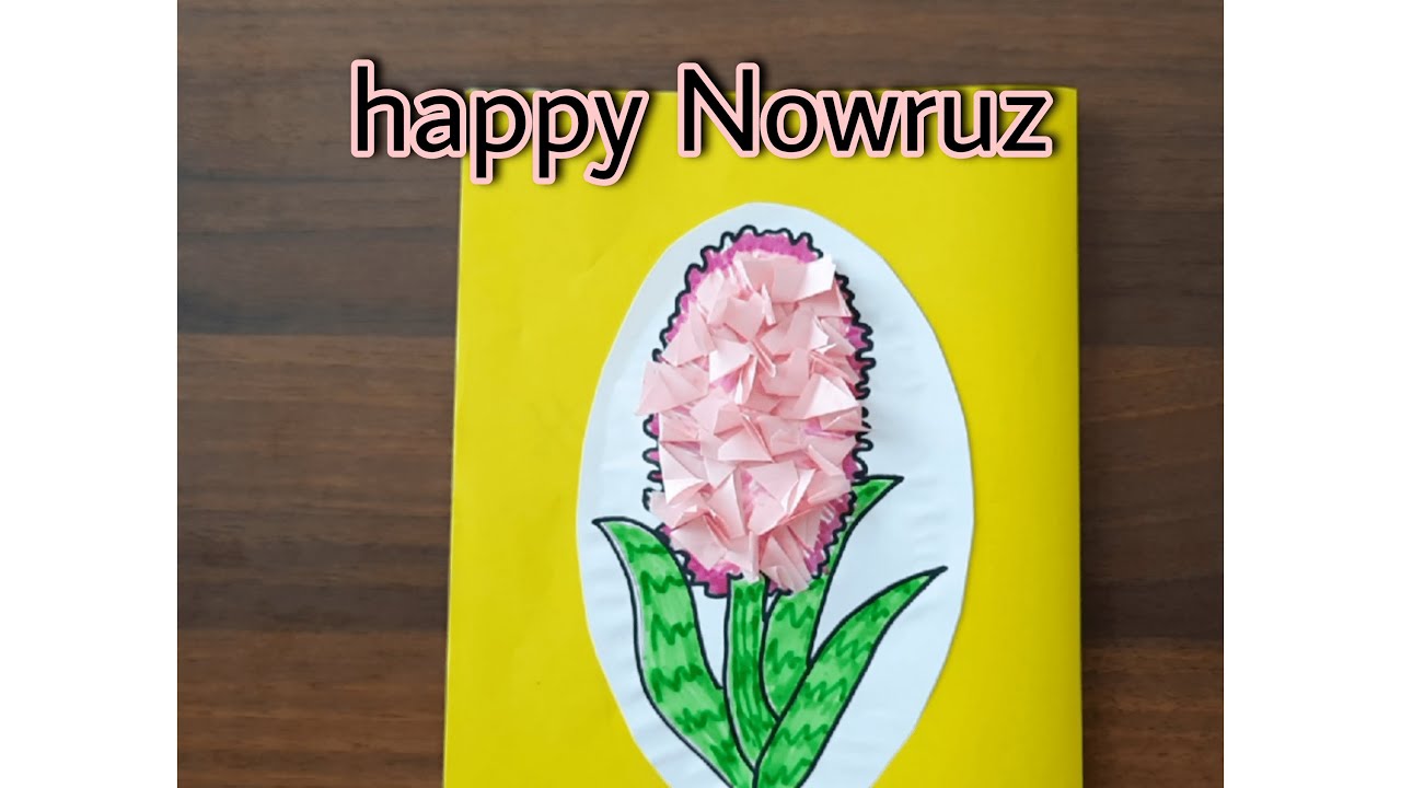 Nowruz craft | Noruz craft |Make Hyacinth Paper Crafts |Nowruz gift ...