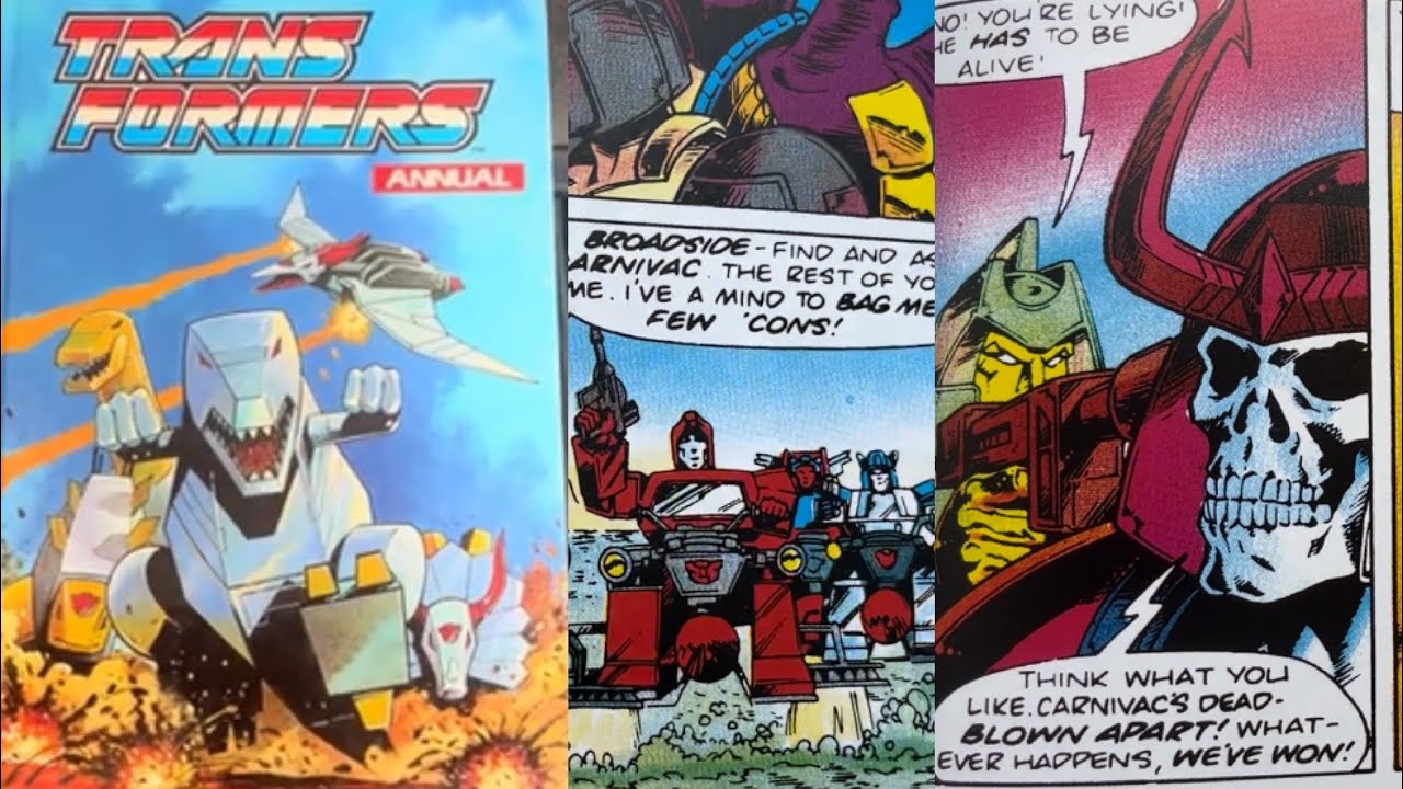 Transformers generation one Marvel UK exclusive story annual 1992 final ...