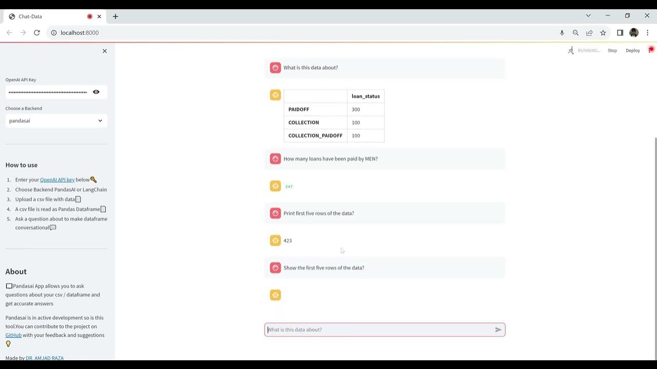 Chat with pandas DataFrames using LLMs - YouTube