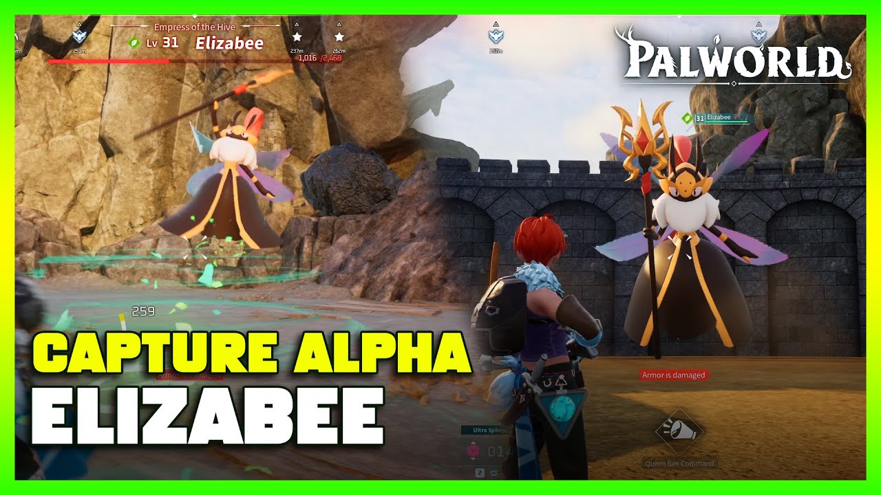 Capture Alpha Elizabee Palworld Gameplay - YouTube