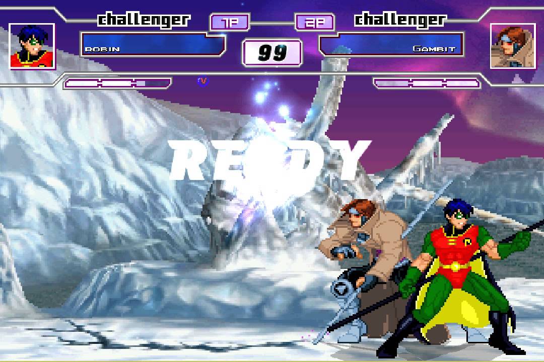 Robin VS Gambit - MUGEN IVXX - YouTube