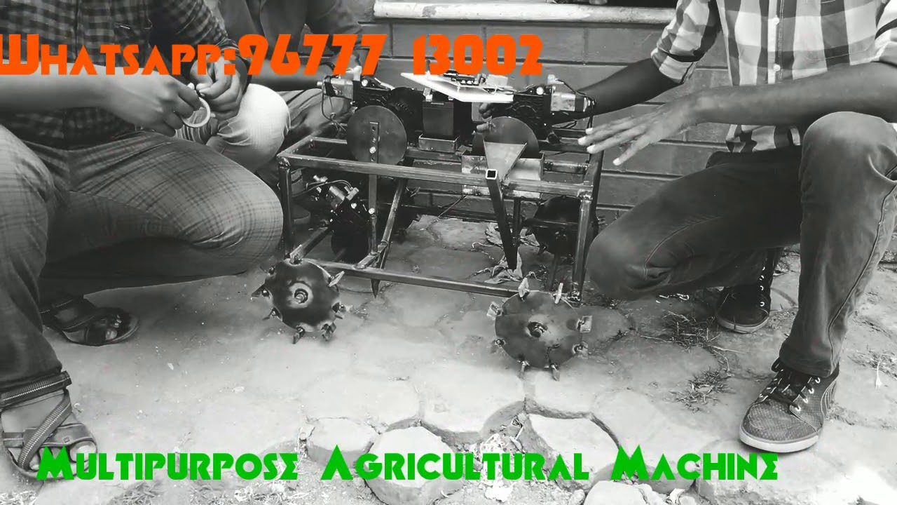 Multi Purpose Agricultural Machine / best mechanical project - YouTube