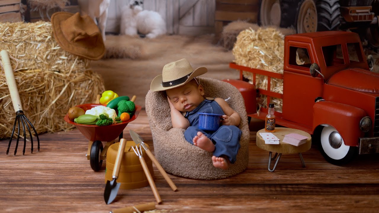 Maximo's Newborn Session - YouTube