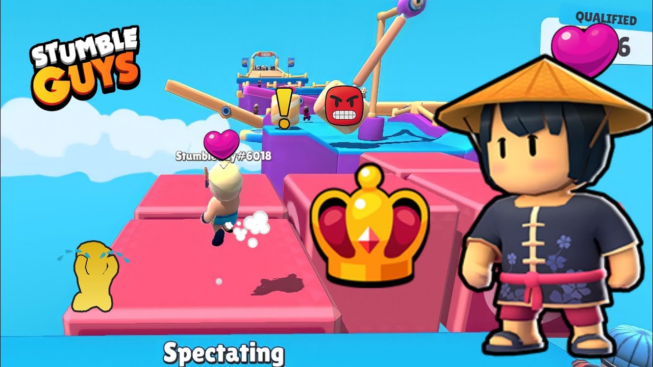 Stumble Guys new girl Samurai skin unlock 😍 Full Gameplay 🔥 I unlocked ...