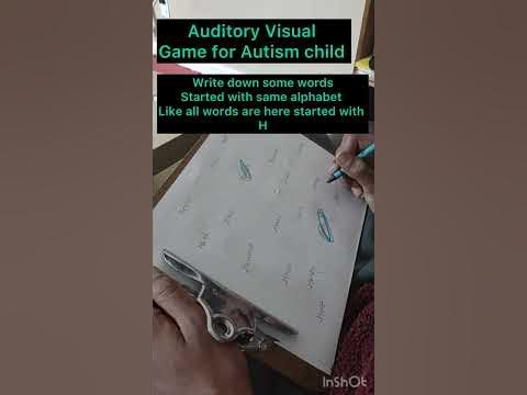Listening game for Autism child l Auditory Visual activity for Autistic ...
