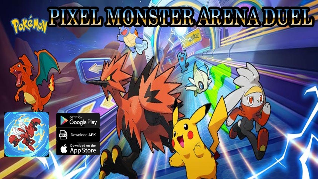 Pixel Monster Arena Duel Gameplay - New Pokemon RPG Android Game - YouTube