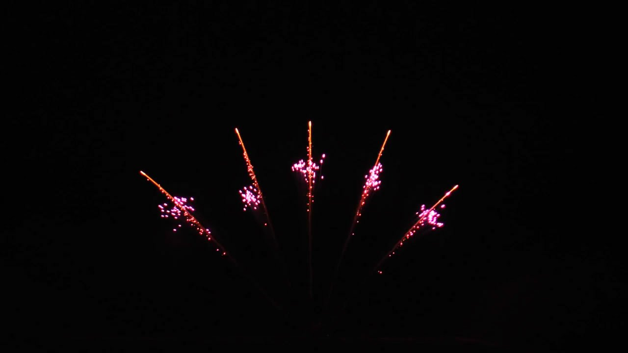 Fireworks Demo Show (Single Row) 645 - YouTube