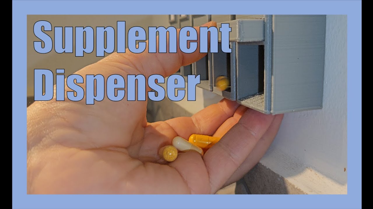 DIY Supplement Dispenser: Quick, Easy & Tool-Free Assembly! (almost ...