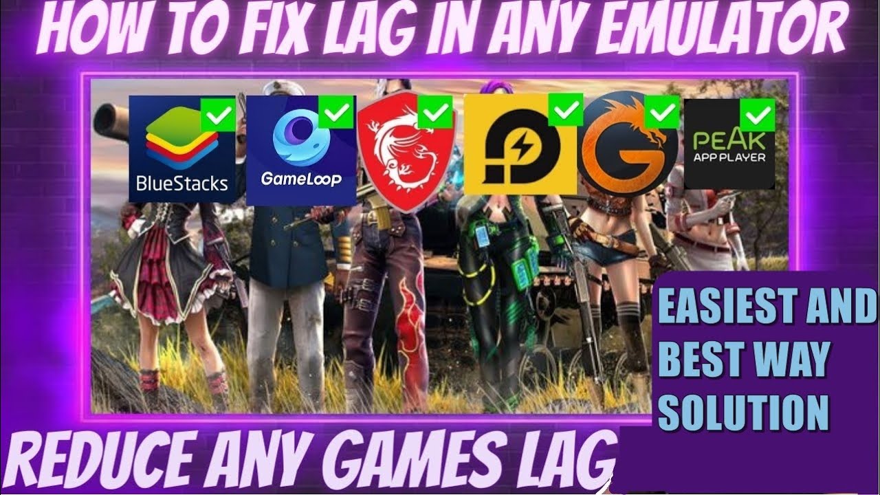 How To Fix Lag In Any Emulators - All Permanent Solutions/smartgaga lag ...