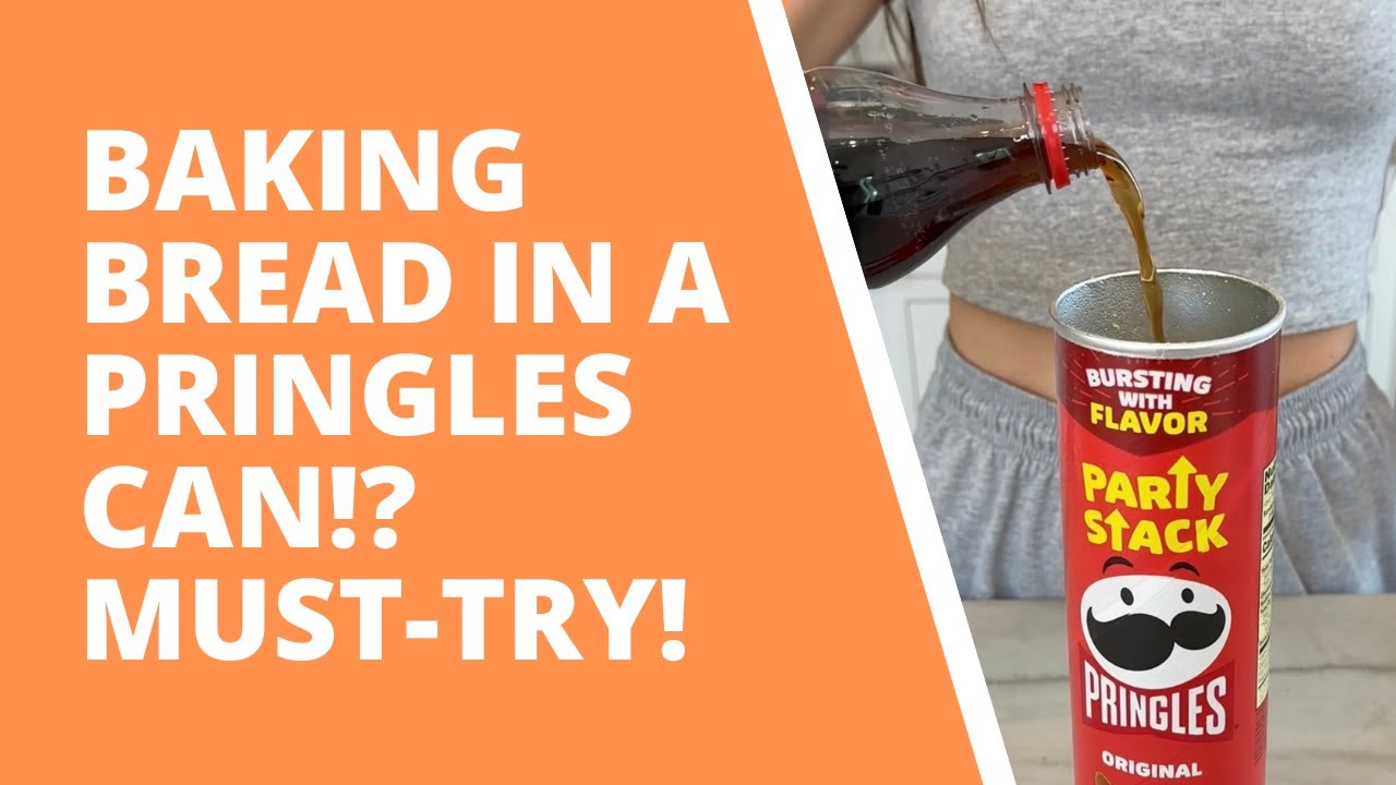BAKING BREAD in a PRINGLES CAN?!🤯 #food #recipes - YouTube