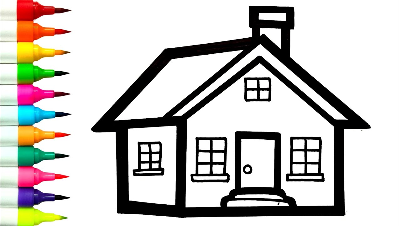 Beautiful 3D HOUSE Drawing || How To Draw A BEAUTIFUL 3D House || Draw ...