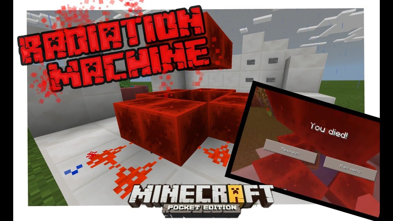 Radiation Machine | Minecraft PE | How2 - YouTube