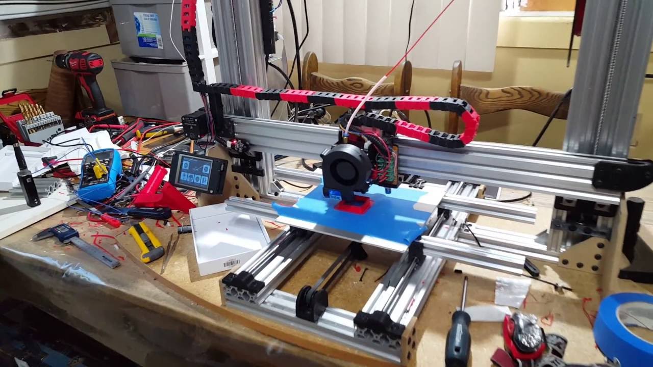 3D Printer 500mm X 300mm DIY - YouTube
