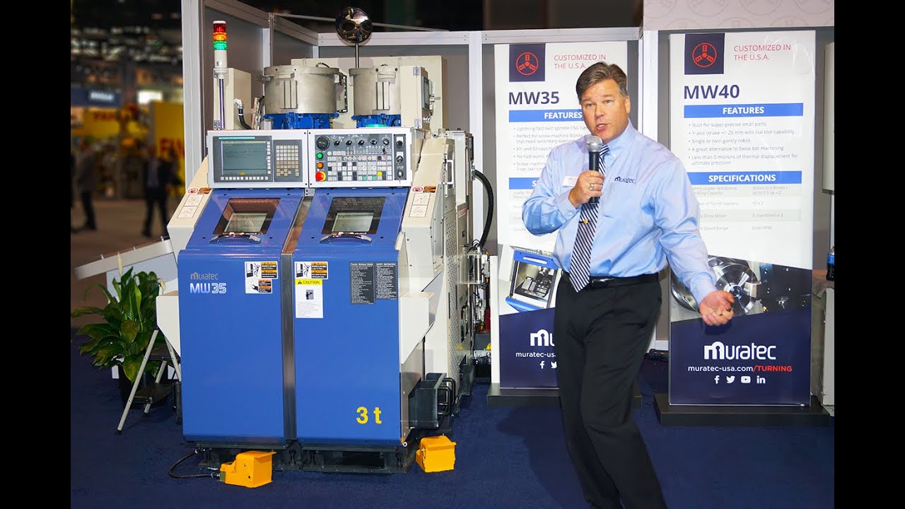 LIVE FROM IMTS: Muratec 2018 Turning Machine Lineup - YouTube