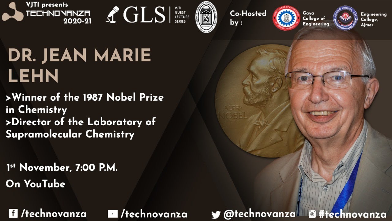 Nobel Laureate Prof. Jean Marie Lehn | VJTI GLS 2020 - YouTube