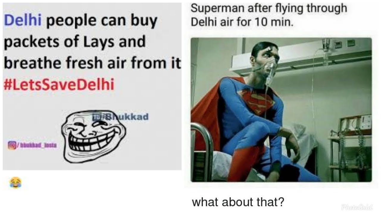 Delhi Air Pollution Memes || Funny Memes || Dank Indian memes - YouTube