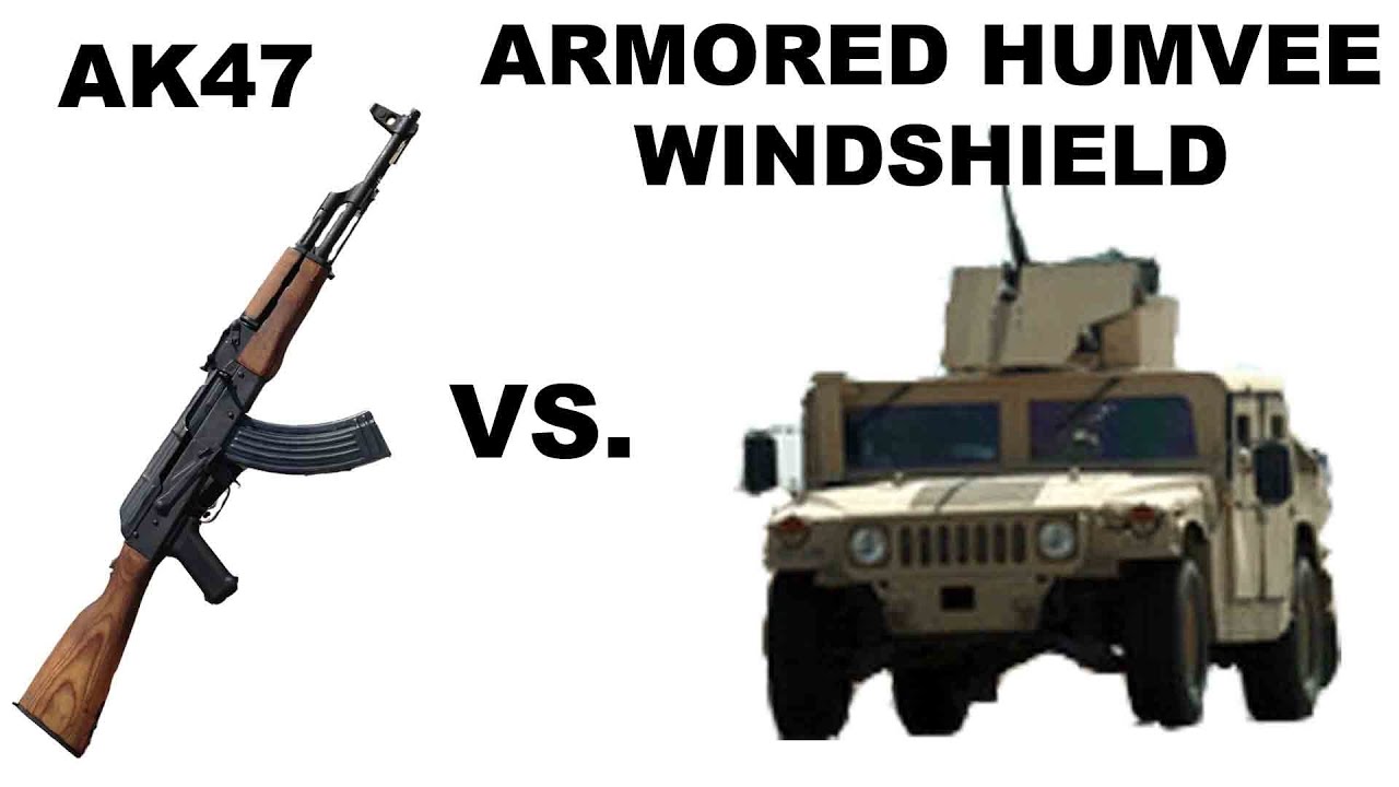 AK47 vs. Armored Humvee Windshield! The Physics of Laminated Glass ...