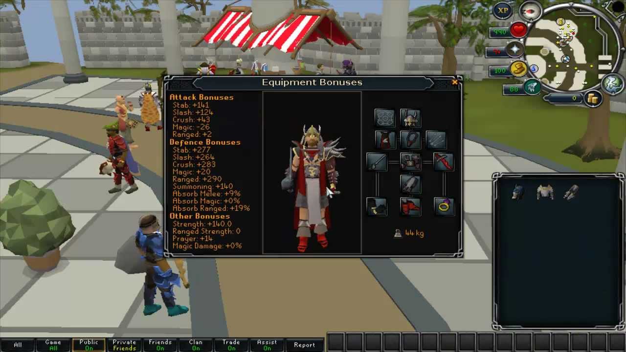First Look at Bandos Armour! [2012] - Commentary - YouTube