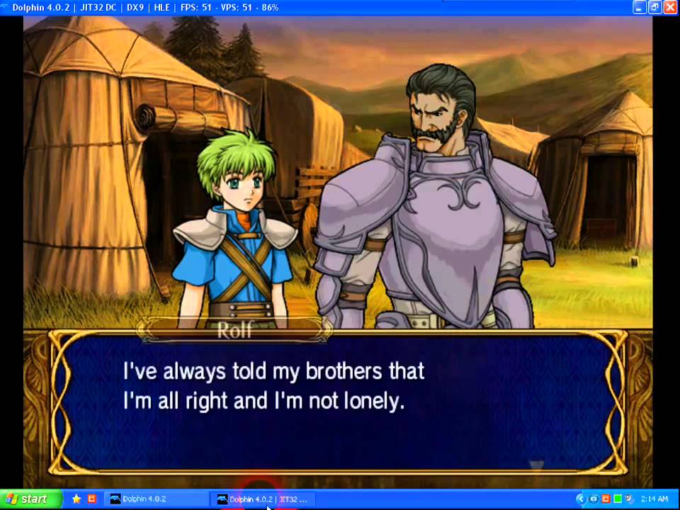 Rolf talk Tauroneo support A Fire Emblem 9 Game Cube - YouTube