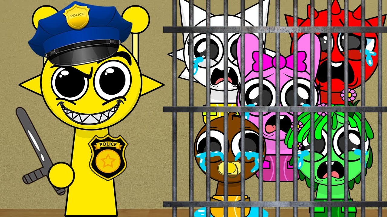 Simon Put All The Baby Sprunki In Jail And Stole Their Ears! #sprunki ...