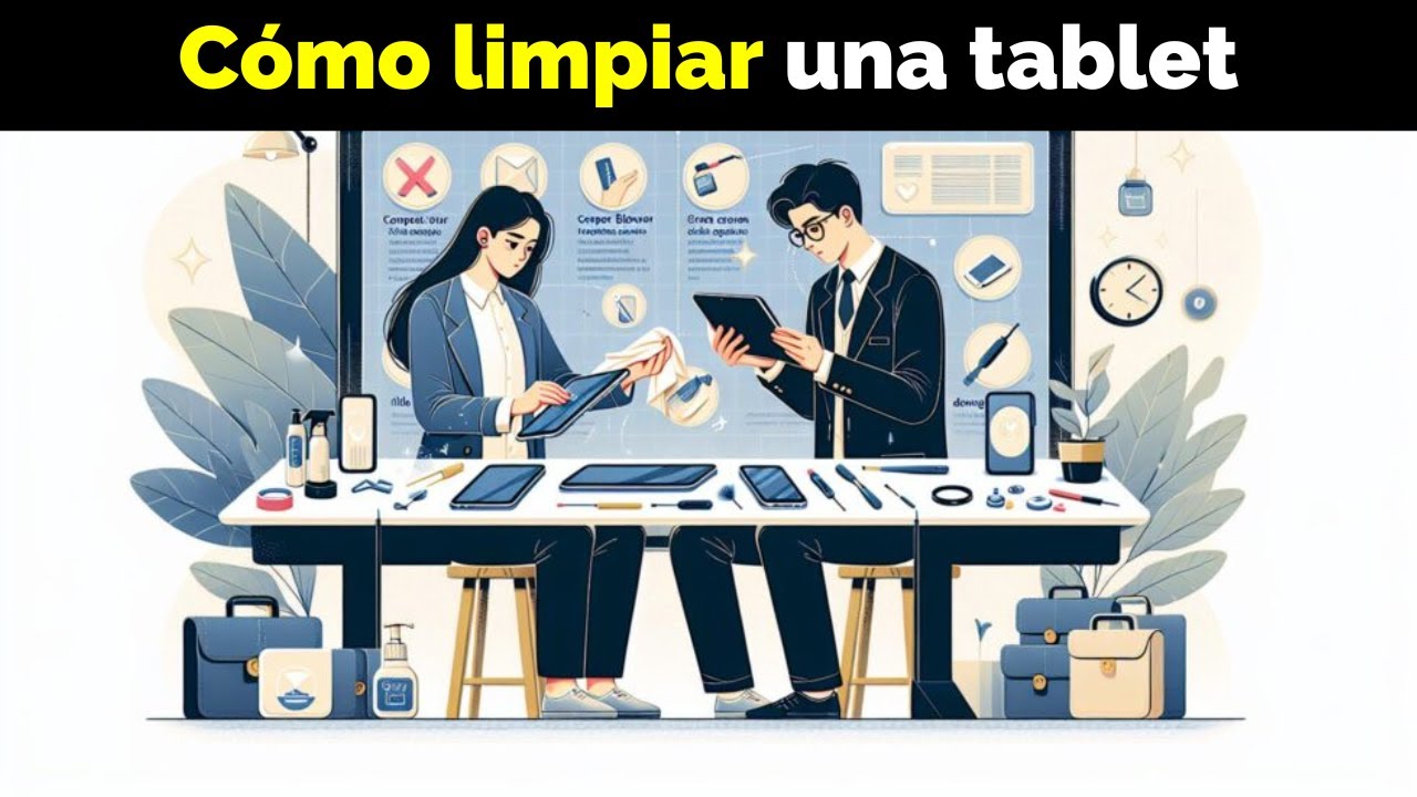 Cómo limpiar una tablet · Carlos García - YouTube