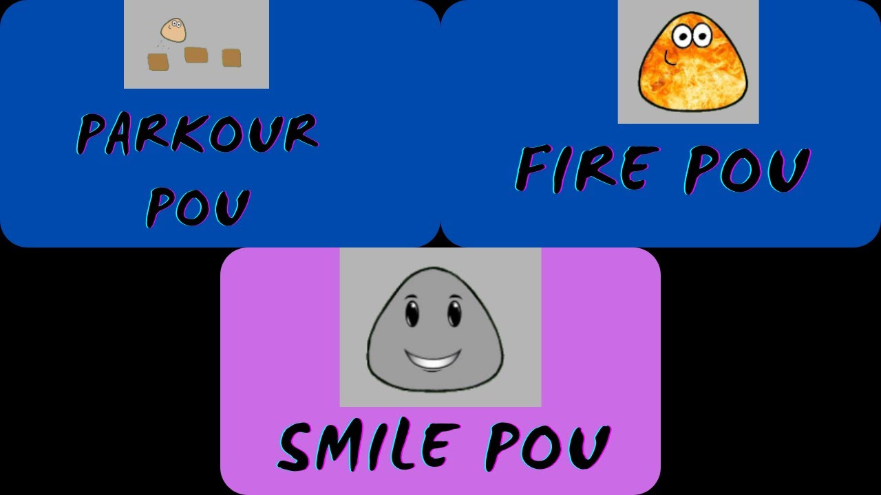 como tener a ''parkour pou'' ''fire pou'' 'smile pou'' - YouTube