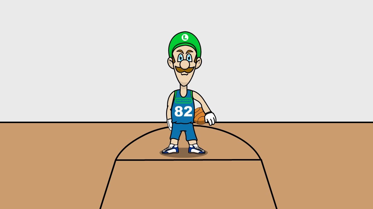 LUIGI WARMS UP FOR THE NBA PLAYOFFS - YouTube