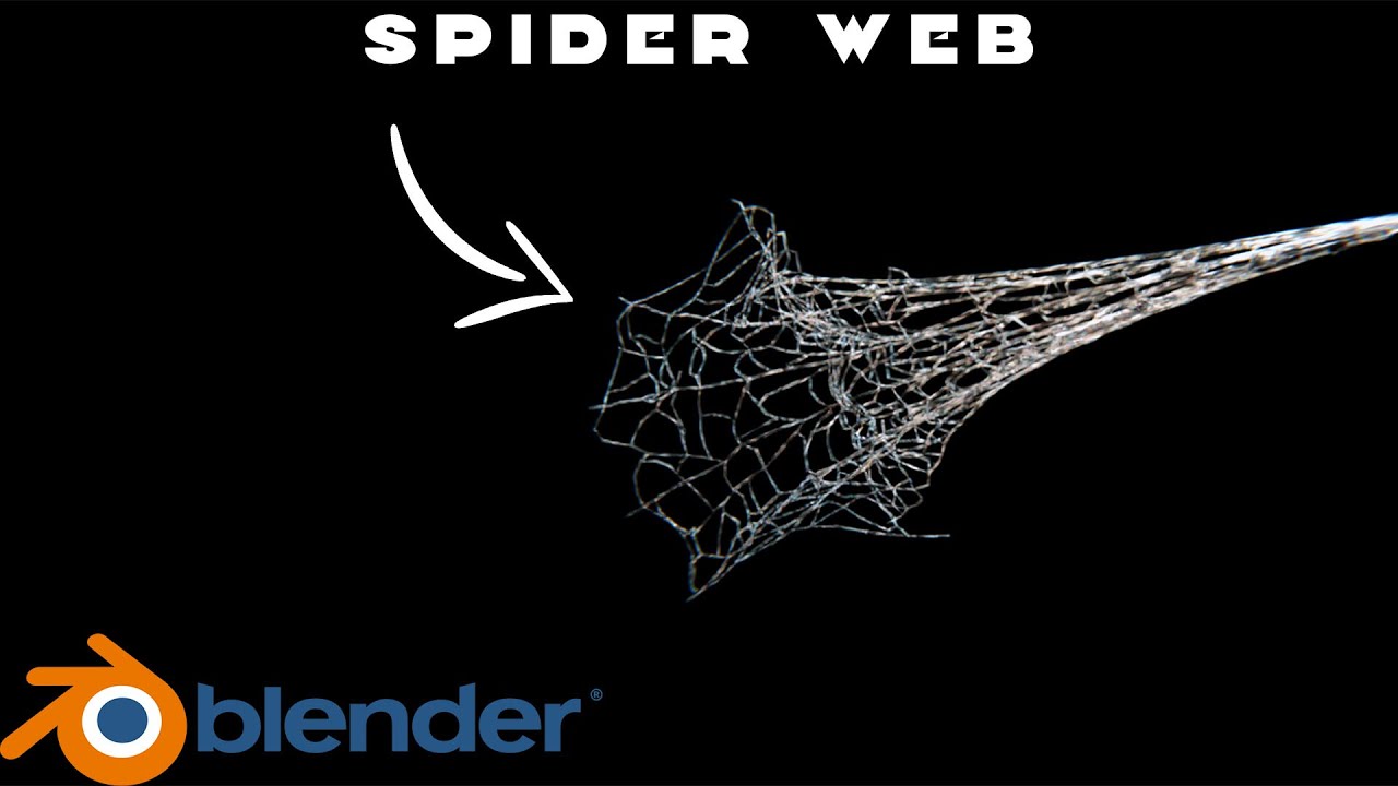 How to create Spider-Man web in Blender! - YouTube