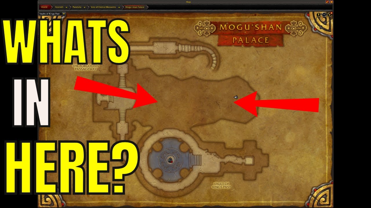 World Of Warcraft: Mogu'shan Palace Out Of Bounds - YouTube
