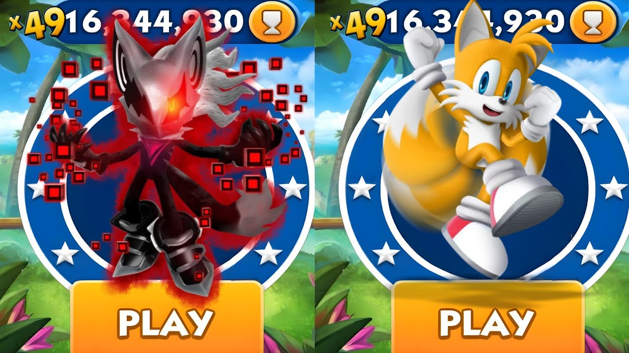 Sonic Dash - Infinite VS Tails Dash _ Movie Sonic vs All Bosses Zazz ...