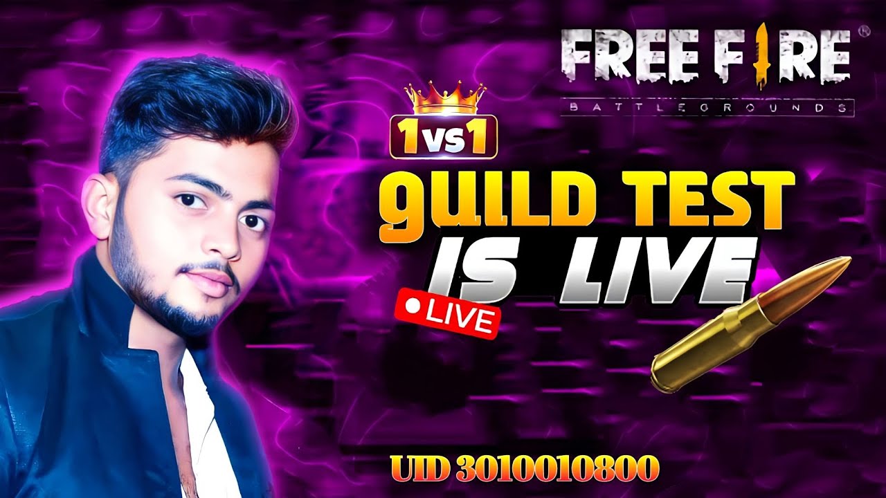 FREE FIRE LIVE 😎 1v1 GUILD TEST | TEAM CODE GIVEAWAY | #freefirelive # ...