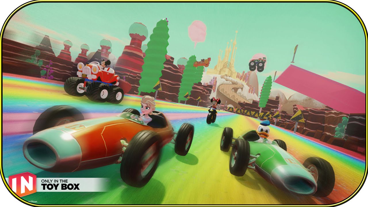 TOY BOX SPEEDWAY! DISNEY MARIO KART? - Disney Infinity 3.0 News - YouTube